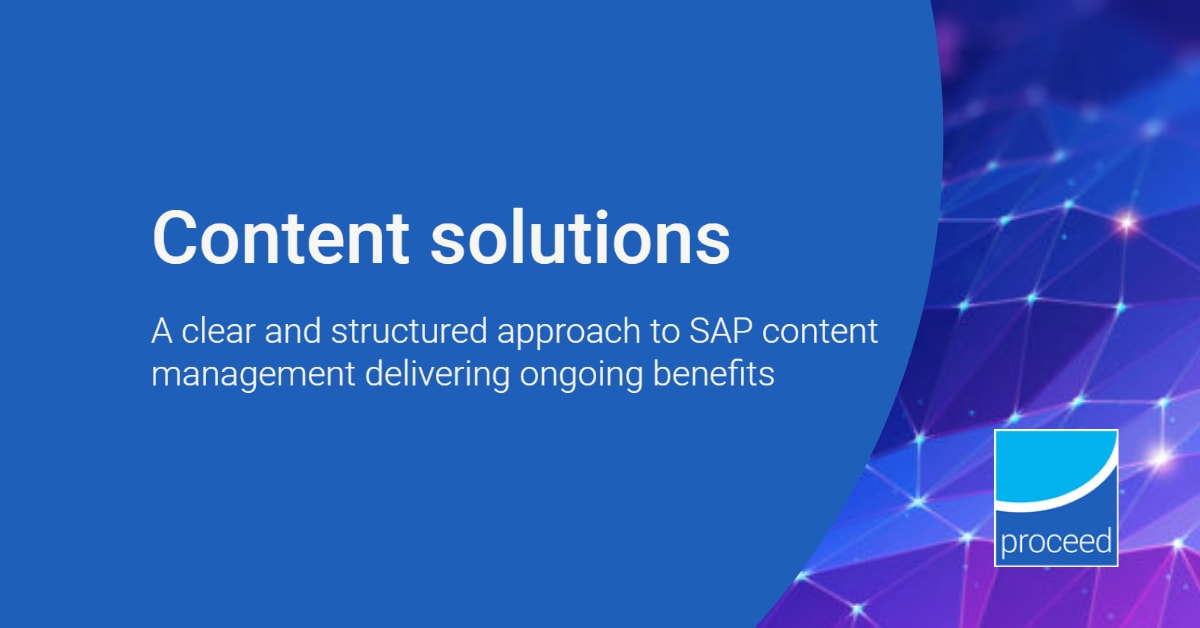 Content Solutions - Proceed Group